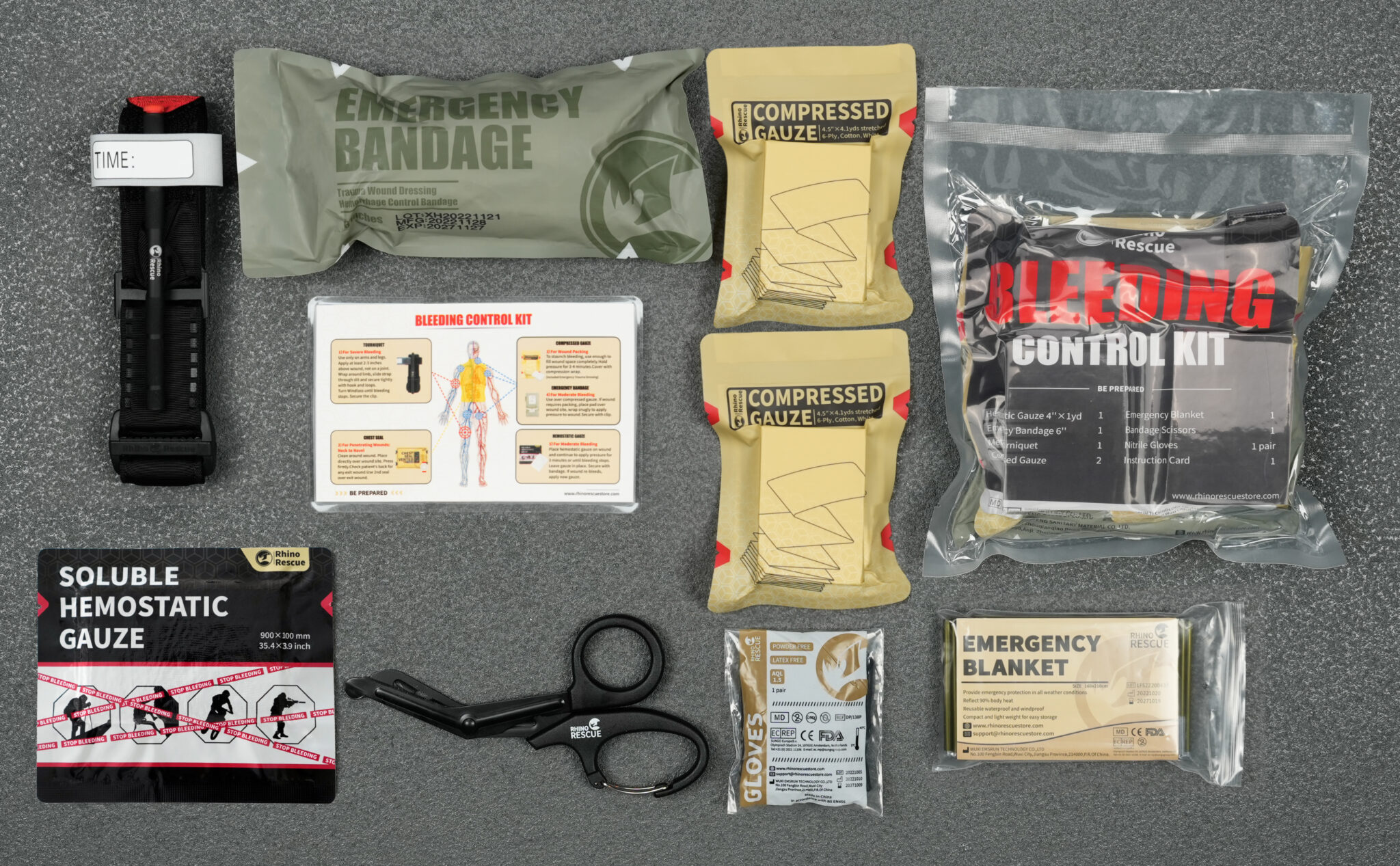 RHINO RESCUE Bleeding Control Kit – lakonizein.com